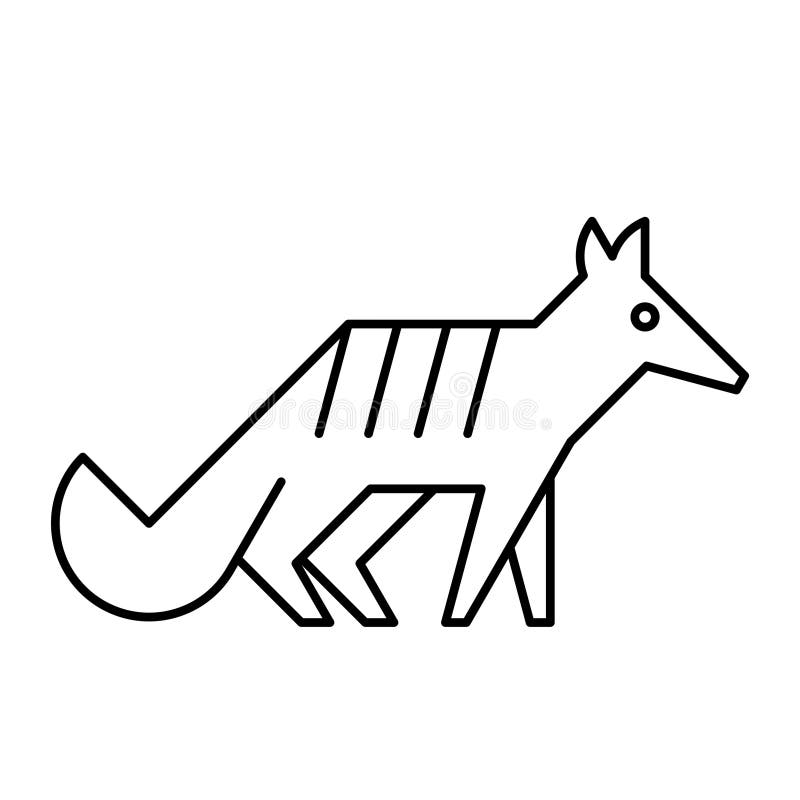 Numbat Logo stock vector. Illustration of wildlife, drawing - 274383521