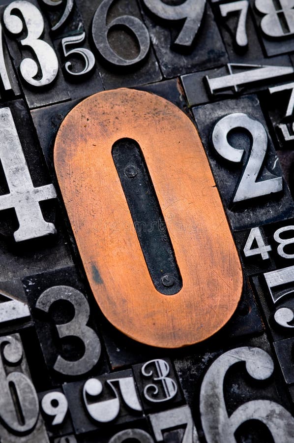 Old metal numbers stock photo. Image of retro, block - 26948028
