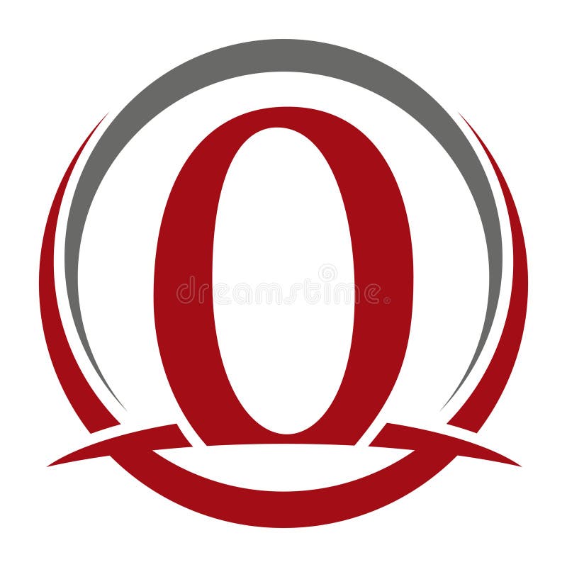 Number 0 Flat Design Swoosh Template 2 Stock Vector - Illustration of ...