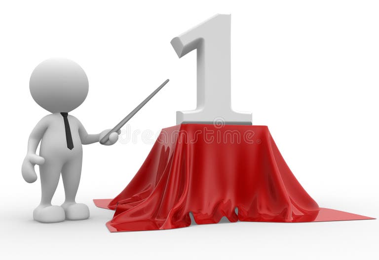 3d Person Number One Stock Illustrations – 758 3d Person Number One ...