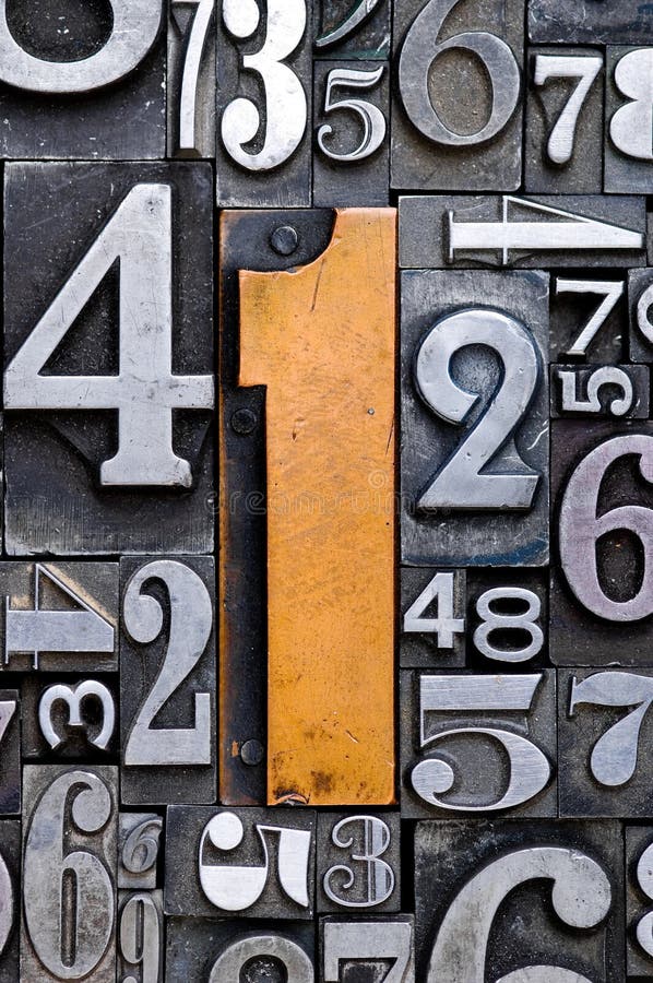 Metal type numbers 2 stock photo. Image of numbers, hobby - 2687778