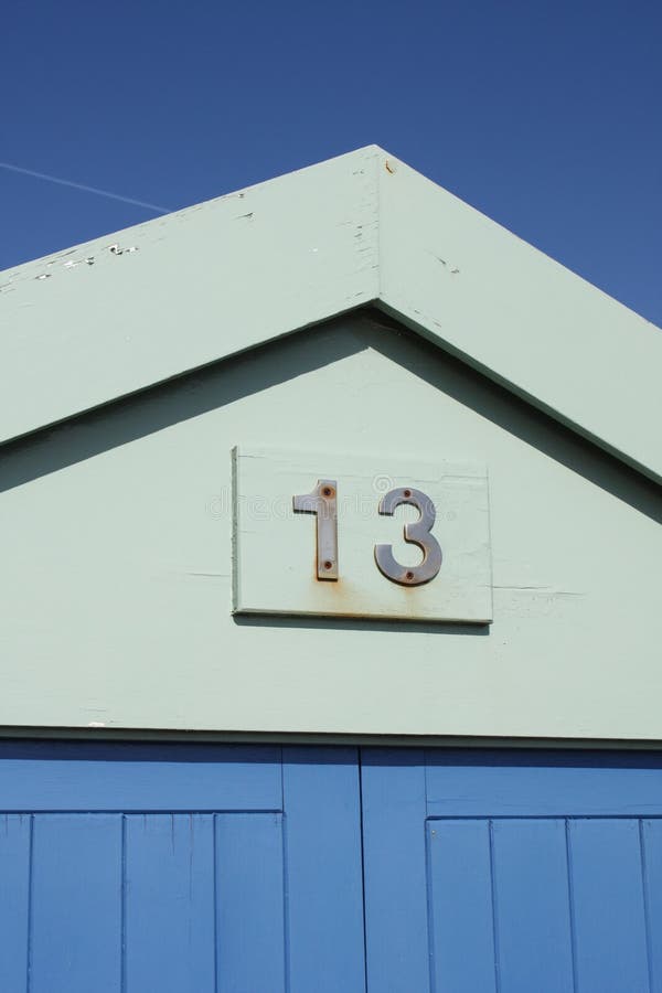 Number 13 stock image. Image of beach, painted, sign, blue - 8477289