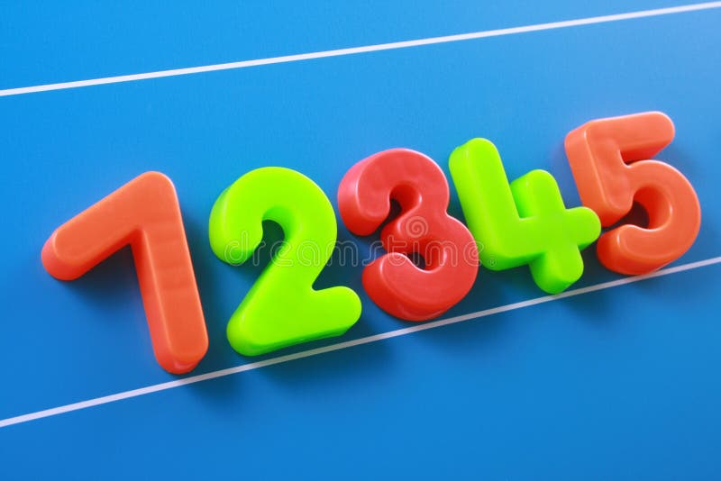 Number stock image. Image of calculation, plastic, learning - 1962337