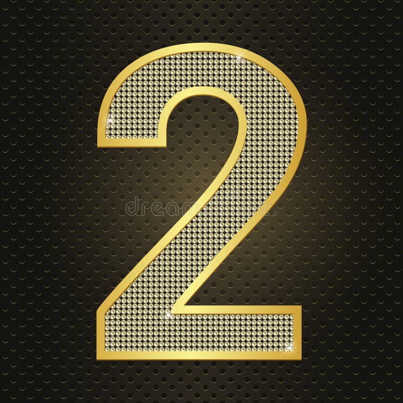 Golden Number Two Stock Illustrations – 3,486 Golden Number Two Stock ...