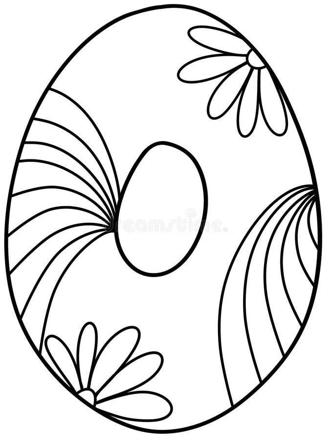 Hand Drawing of the Doodle Number Zero in Floral Pattern Stock ...