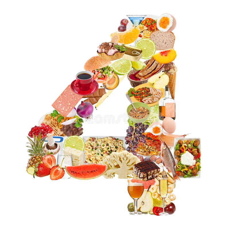 Number 0 made of food stock image. Image of meal, cucumber - 26501091