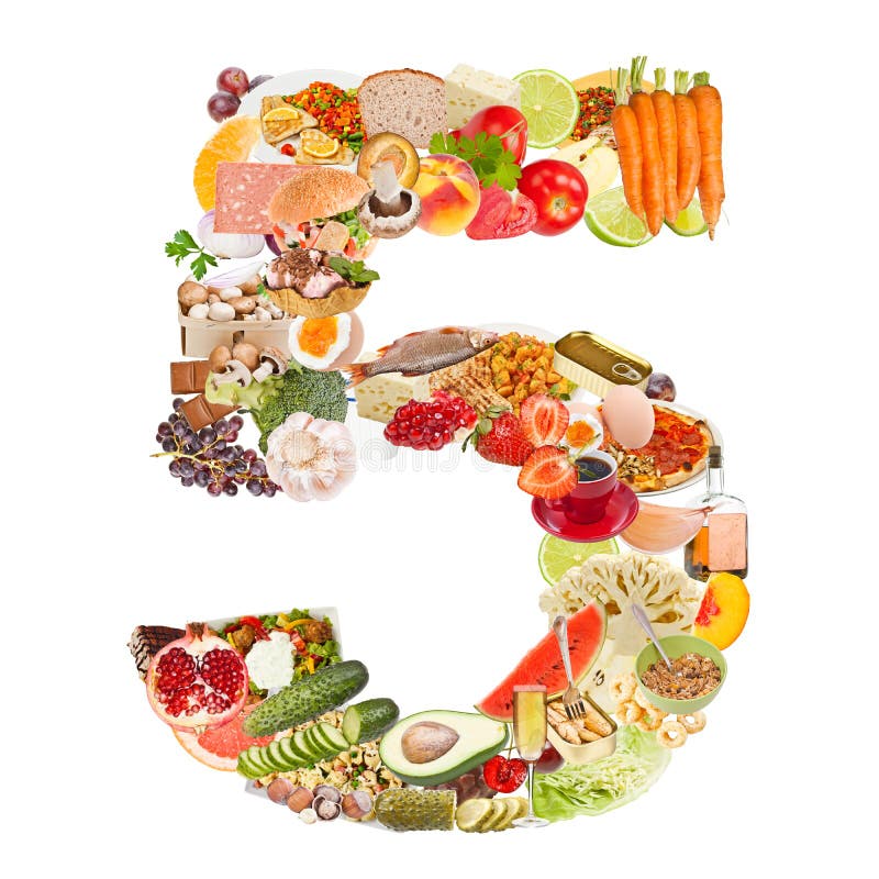 Number 0 made of food stock image. Image of meal, cucumber - 26501091