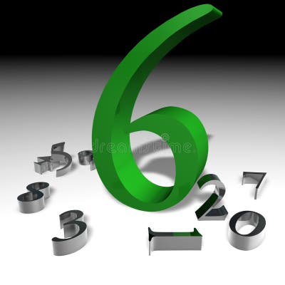 Christmas Number 6 Stock Illustrations – 561 Christmas Number 6 Stock ...