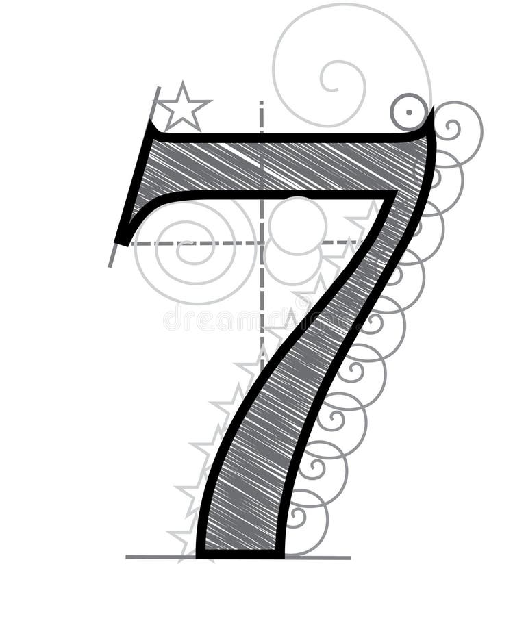 Number 7 Stock Illustrations – 21,387 Number 7 Stock Illustrations ...