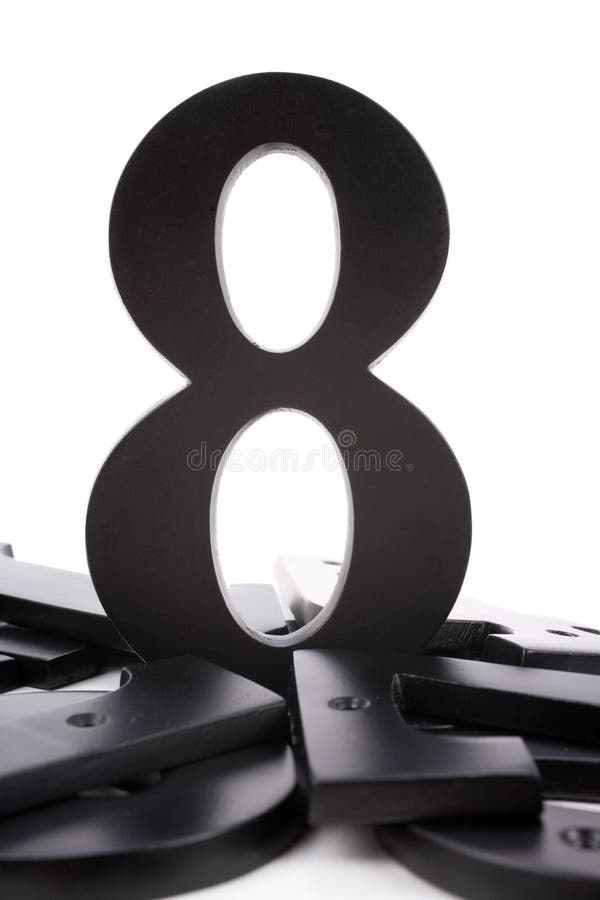 Number 8 stock photo. Image of competition, artwork, animation - 4827940
