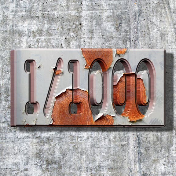 Number 1 1000 As 3D Illustration, 3D Rendering, 3D Representation ...