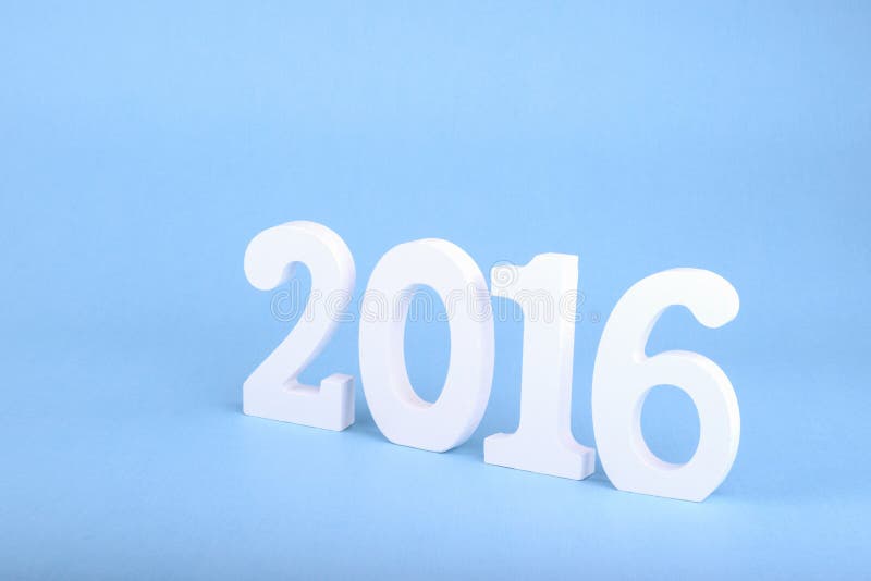 Number 2016, As the New Year, in a Tablet Computer Stock Image - Image ...