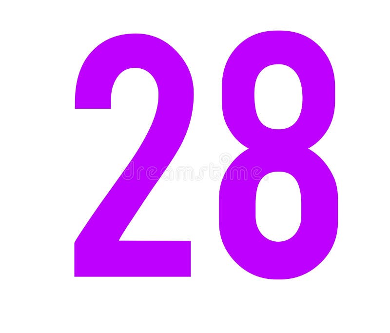Number 28 Circle Stock Illustrations – 240 Number 28 Circle Stock ...