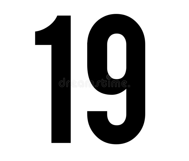 19 Number Stock Illustrations – 3,644 19 Number Stock Illustrations ...