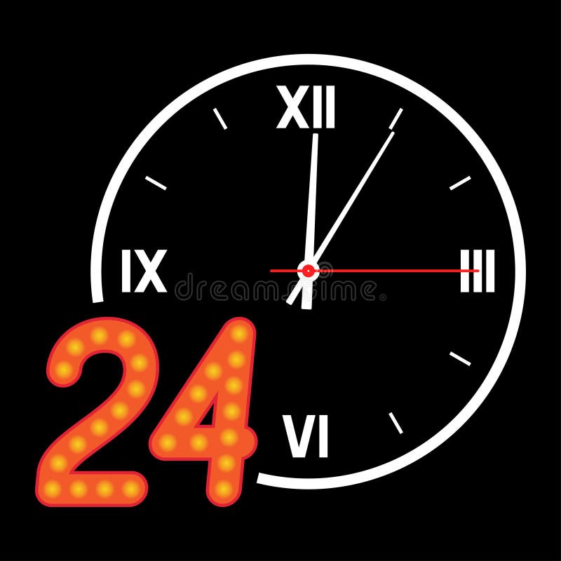 Number 24 Background Dial Stock Illustrations – 675 Number 24 ...