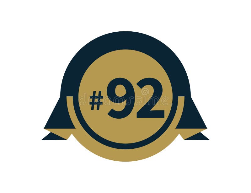Number 92 Stock Illustrations – 592 Number 92 Stock Illustrations ...