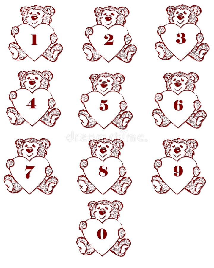 Counting Game with Number 9 & 10 Stock Illustration - Illustration of ...