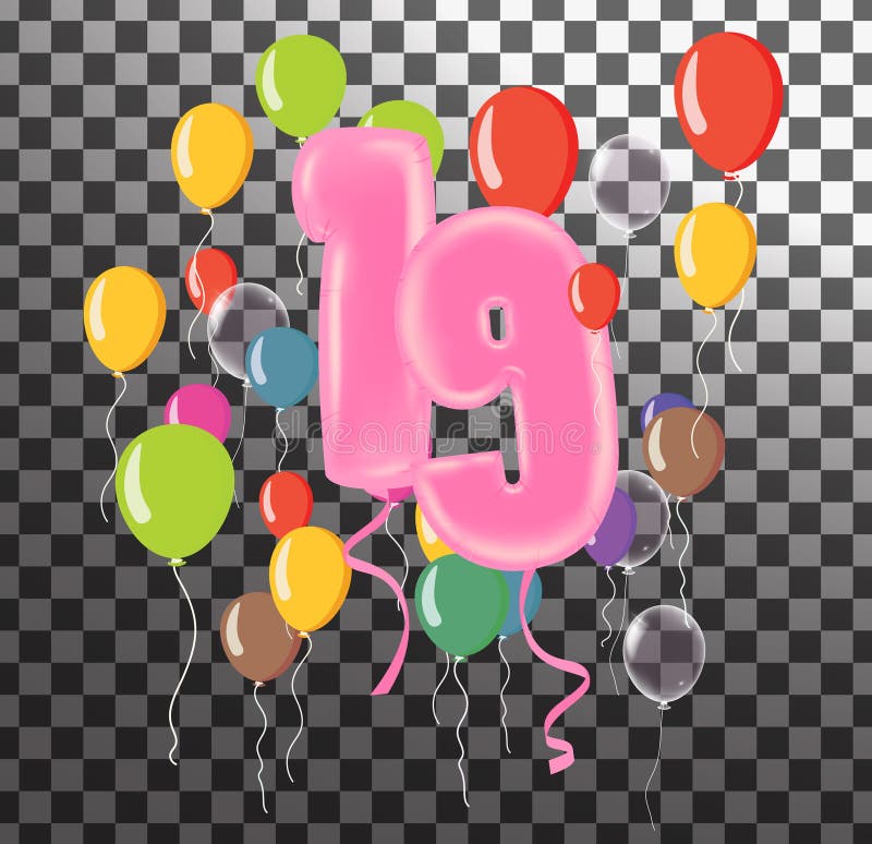 19 Balloons Stock Illustrations – 274 19 Balloons Stock Illustrations ...