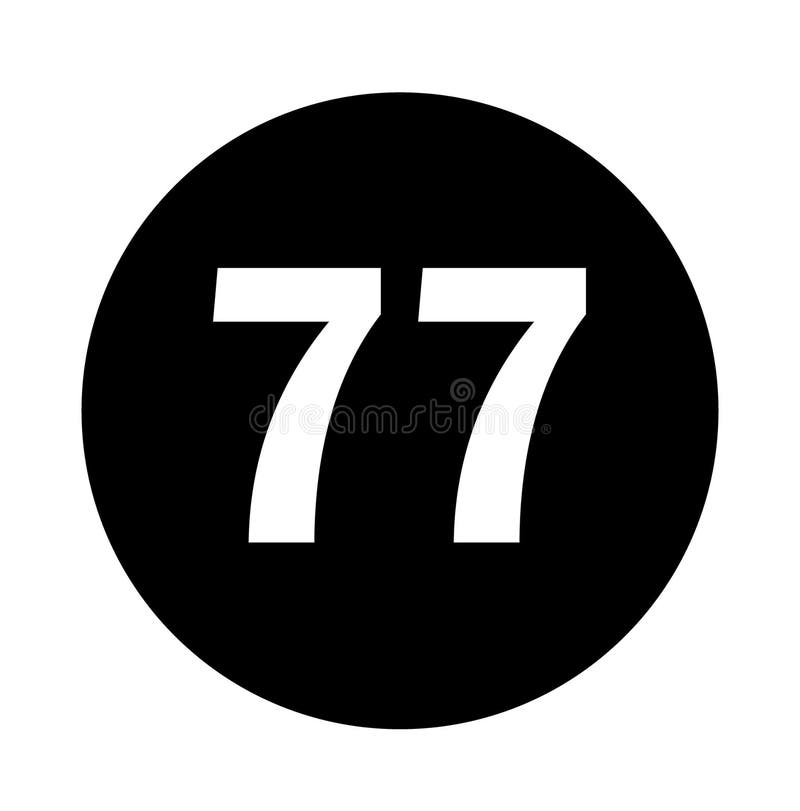 Numeral 77 Stock Illustrations – 49 Numeral 77 Stock Illustrations ...