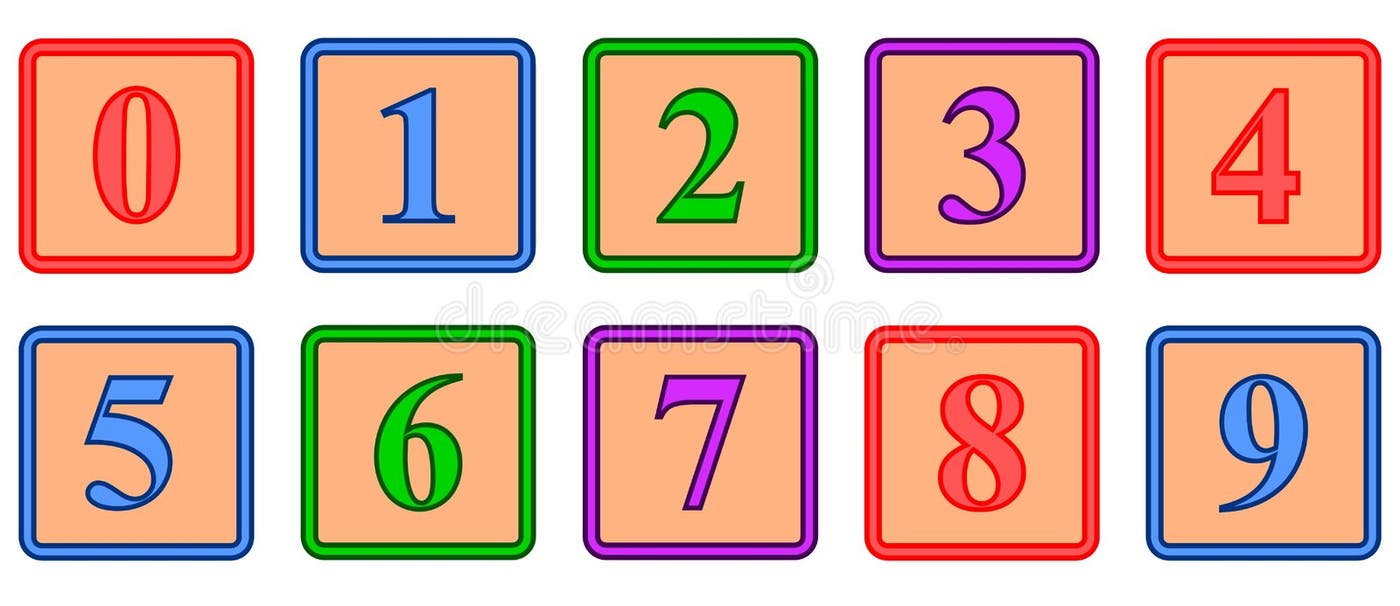 Number Six Seven Stock Illustrations – 10,985 Number Six Seven Stock ...