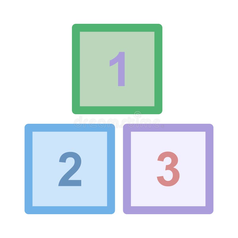 Number blocks stock vector. Illustration of pattern, elements - 22248100