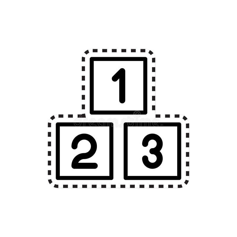 Number Blocks stock vector. Illustration of child, block - 23453187