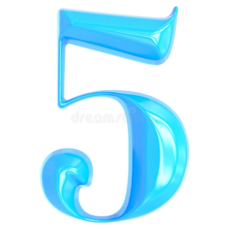 Number 1 Blue Circle Push Button - 3D Rendering Illustration Stock ...