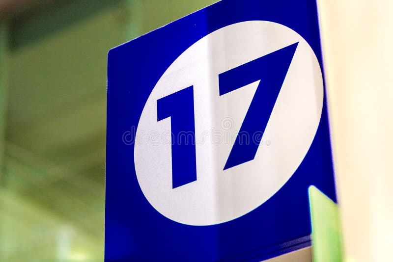 Number 17 stock image. Image of color, wall, symbol, white - 72142131