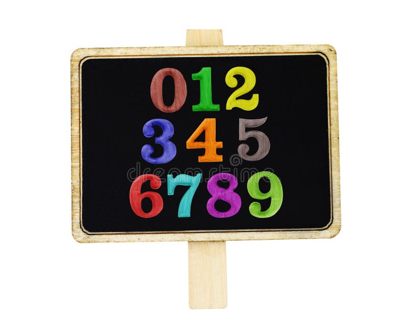 Number on board stock image. Image of wooden, message - 38741533