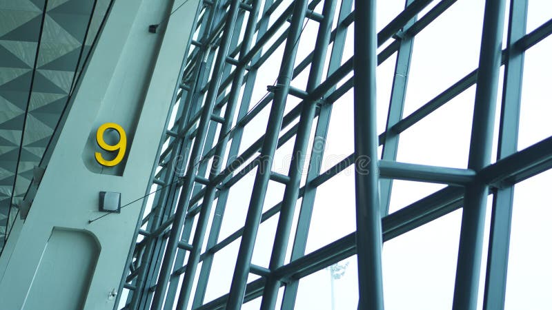 Number 9 in Building or Architecture Stock Image - Image of alphabet ...