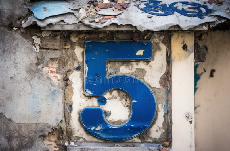 Number 5 on a Building stock illustration. Illustration of stone ...