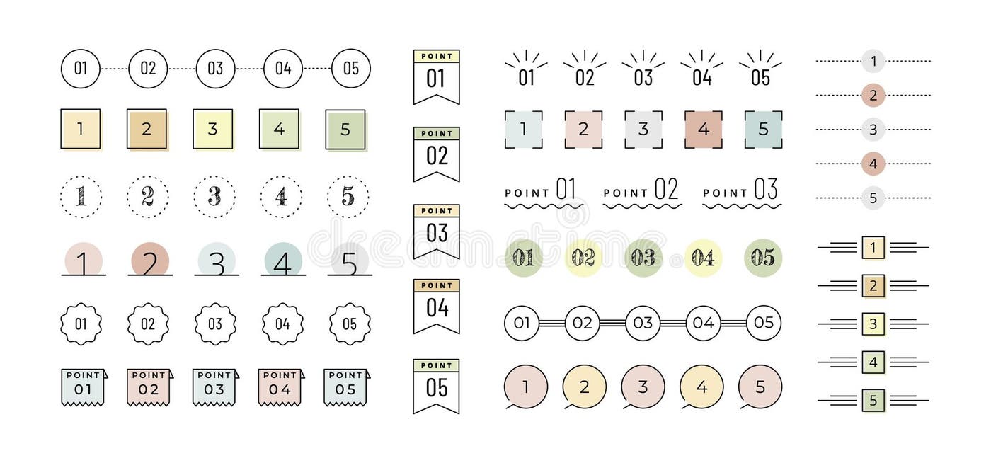 Infographic Bullets Stock Illustrations – 237 Infographic Bullets Stock ...