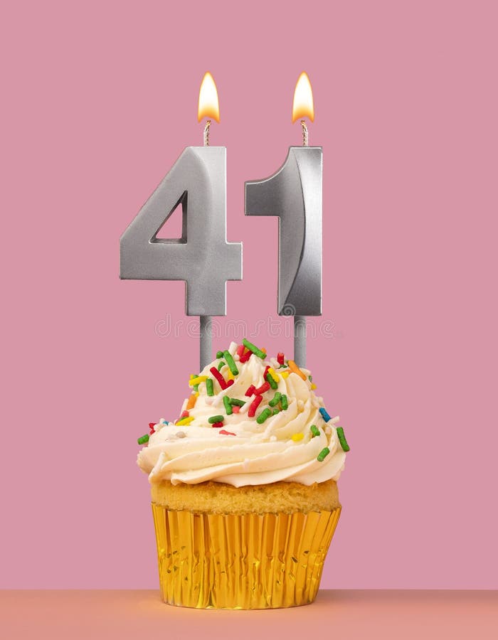 Birthday Card Number 0 - Cupcake with Balloons Stock Photo - Image of ...