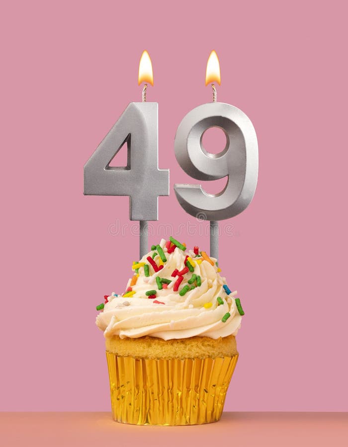 Birthday Card Number 0 - Cupcake with Balloons Stock Photo - Image of ...