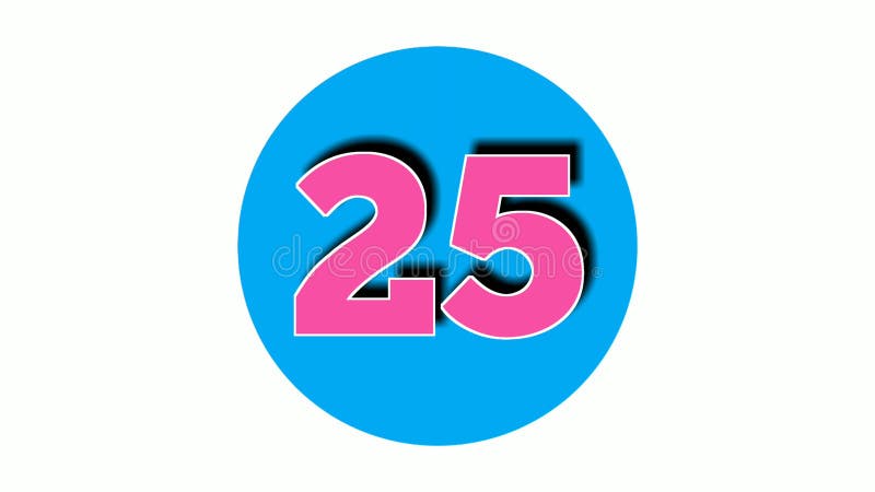 Number Five 5 Animation Green Screen Stock Video - Video of four ...