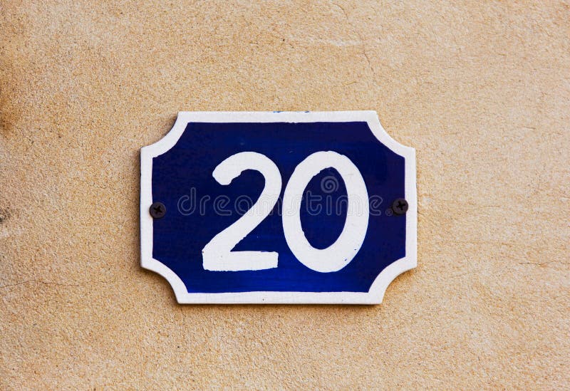 Number 20 stock photo. Image of clay, brick, textured - 60747272