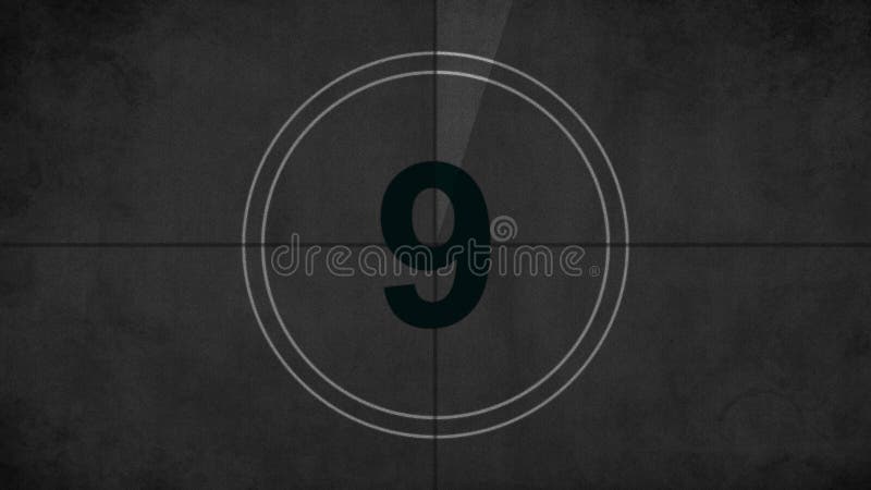 Number 9 in a Circle on a Concrete Wall. 3D Rendering Stock ...