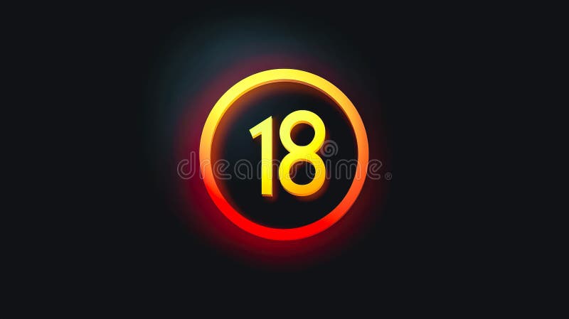 Number 18 Circle Stock Illustrations – 998 Number 18 Circle Stock ...