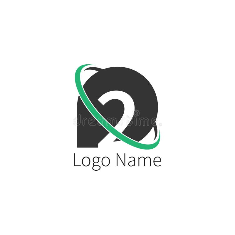 Number 2 Circle Icon Logo, Design Number + Icon Circle Concept Stock ...