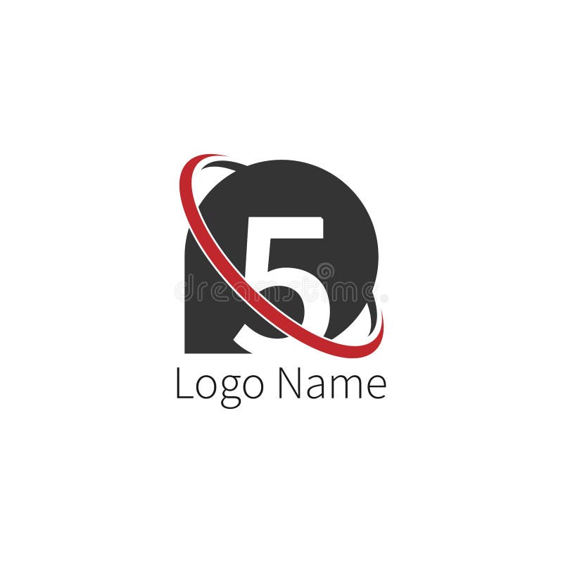 Number Circle Logo, Concept Number + Icon Circle Illustration Stock ...