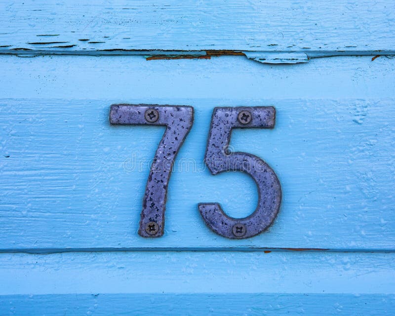 Number 75 stock image. Image of five, dirty, mathematics - 239991333