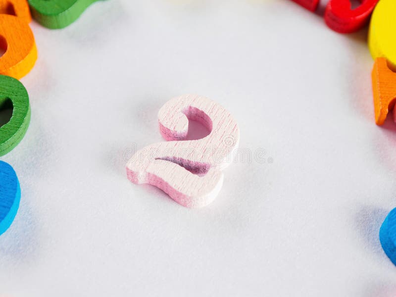 Number 2 Close-up. Vibrant and Detailed. Ideal for Designs Needing ...