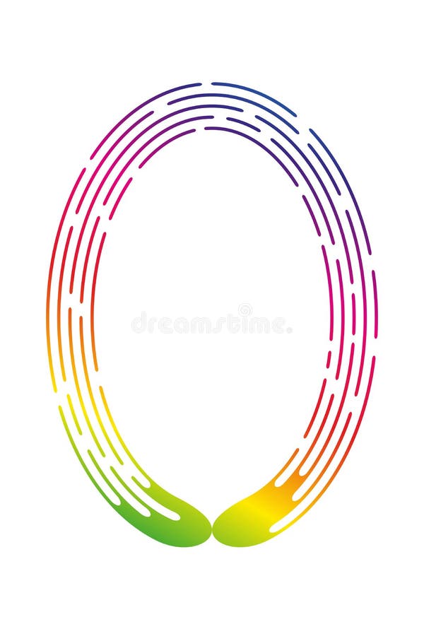 Rainbow Dotted Outline Stock Illustrations 267 Rainbow Dotted Outline