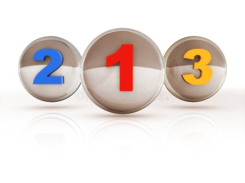 Number 123 stock illustration. Illustration of symbol - 56697899