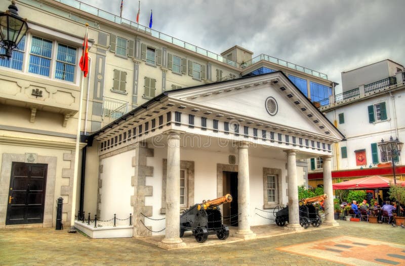 Number 6 Convent Place, House of the Government in Gibraltar Stock ...