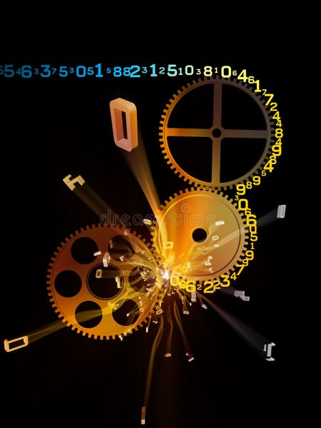 Number Cruncher stock illustration. Illustration of black - 20644705