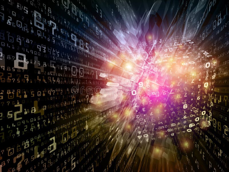 Number Cube stock illustration. Illustration of mathematics - 203318336