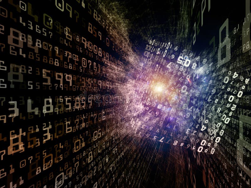 Number Cube stock illustration. Illustration of computation - 218805173