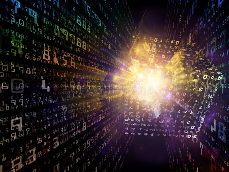 Number Cube stock illustration. Illustration of infinity - 218805176