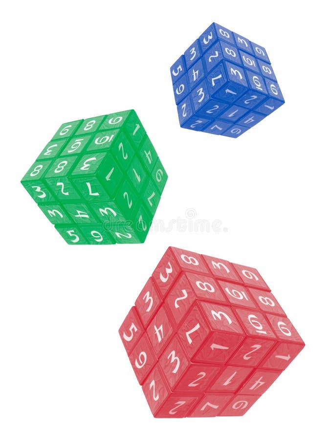 Number Cubes stock image. Image of game, white, cutout - 23540915